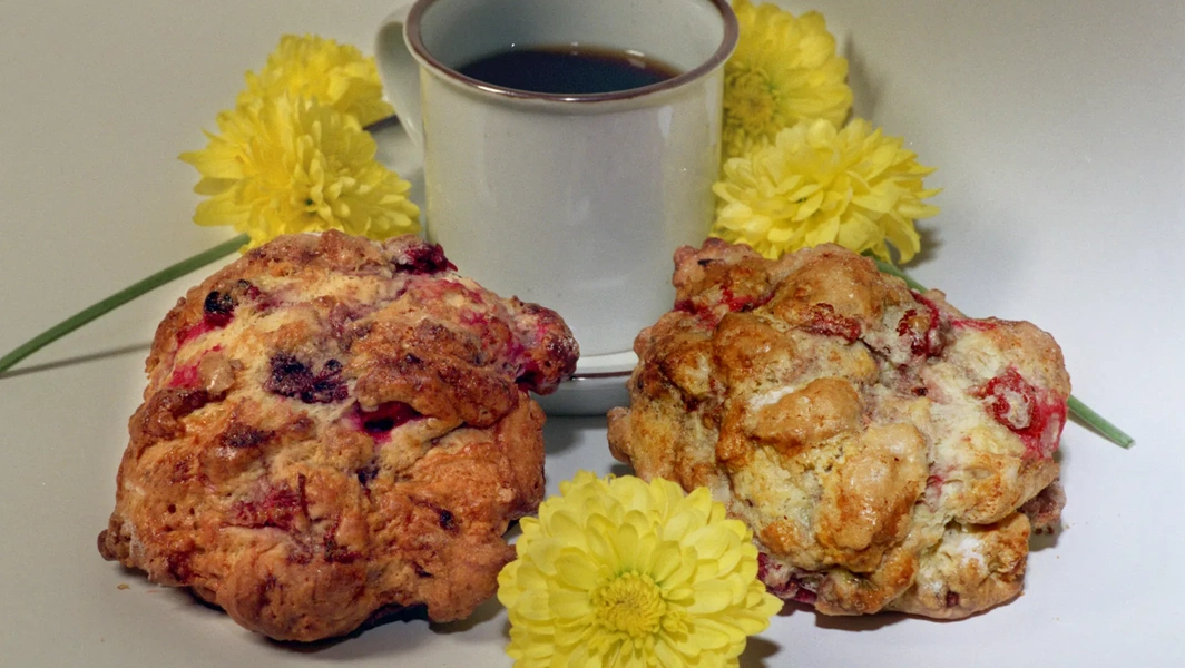 Perfect buttermilk blackberry scones