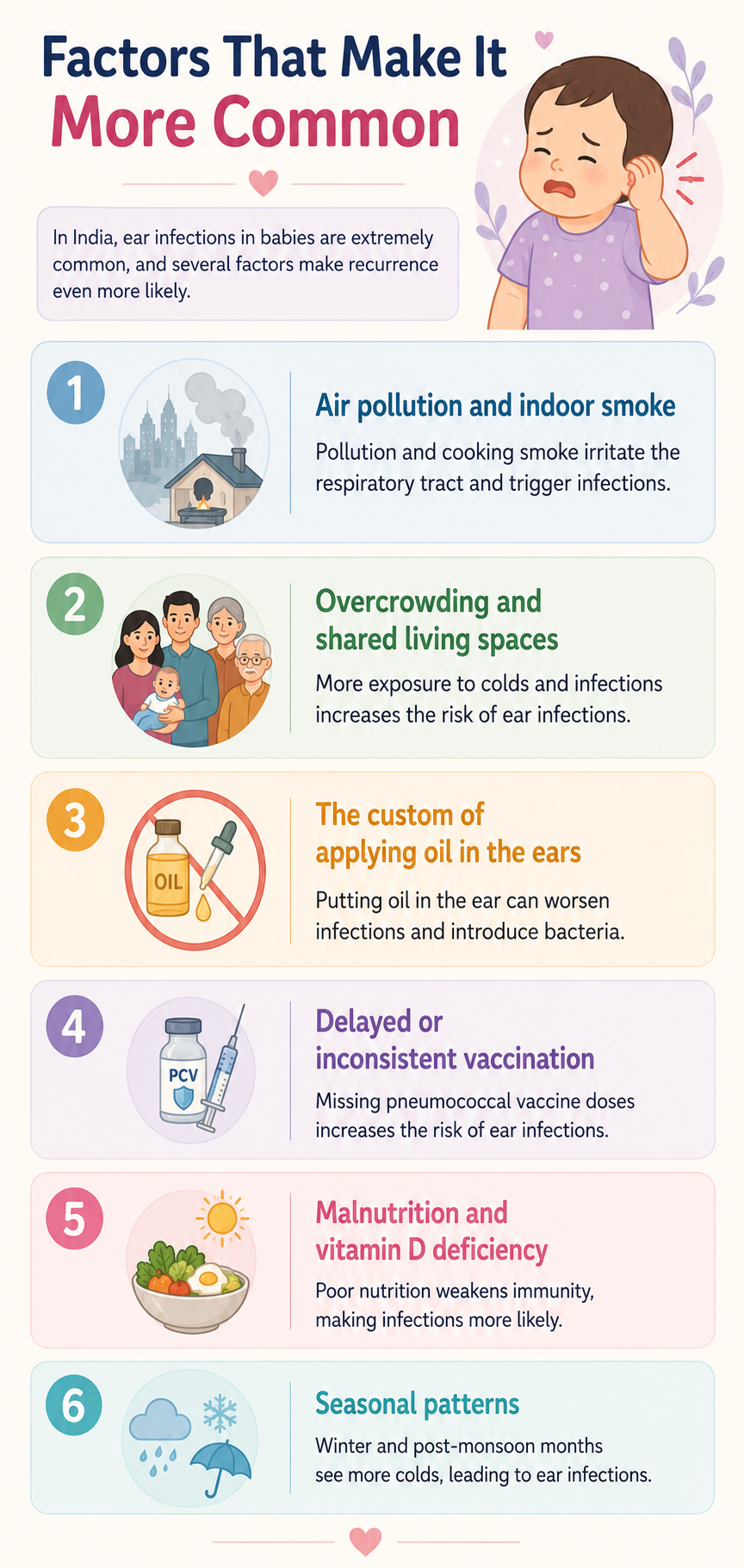Why does my baby keep getting ear infections? Causes, risks and warning ...