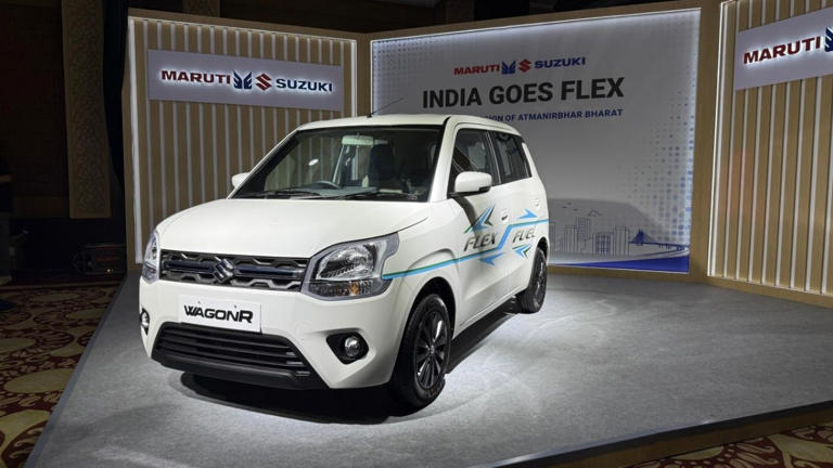 Maruti Suzuki WagonR flex-fuel version introduced, becomes India's ...