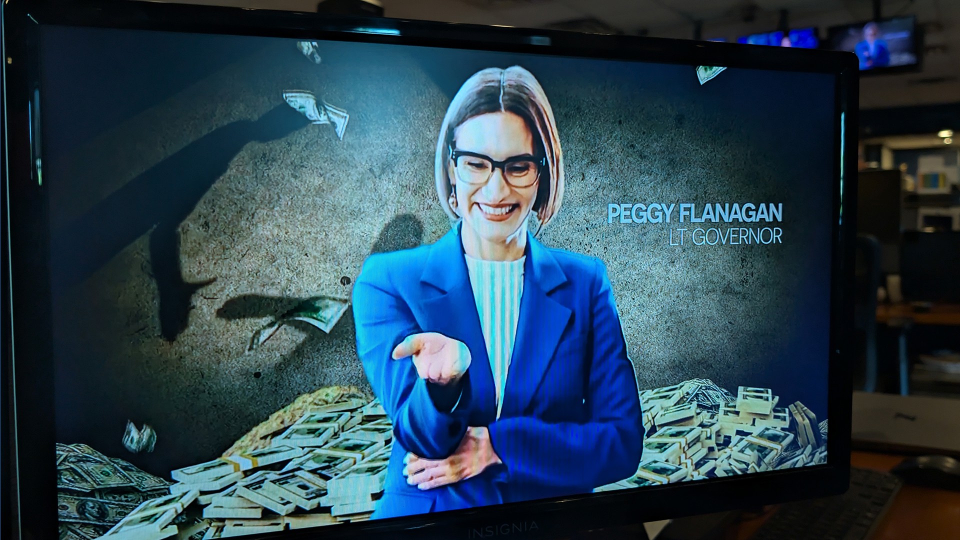 Flanagan says super PAC ad used a fake AI version of her