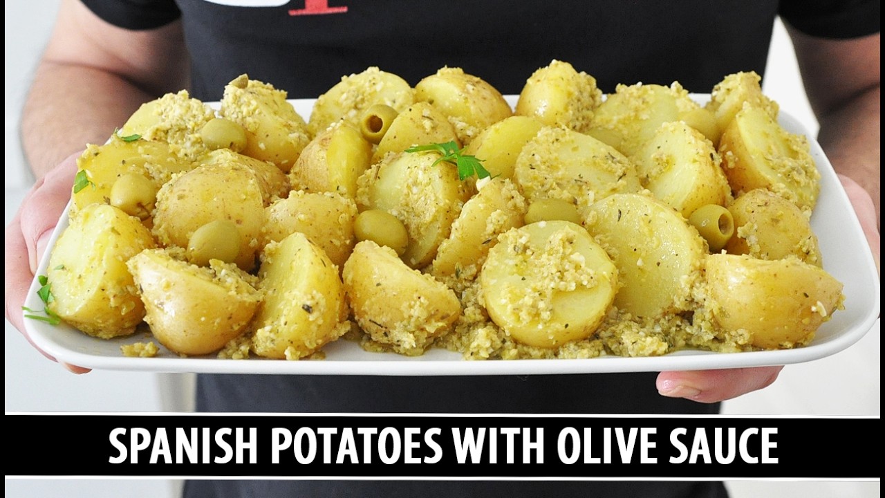 Spanish potatoes with olive sauce: A traditional recipe worth discovering