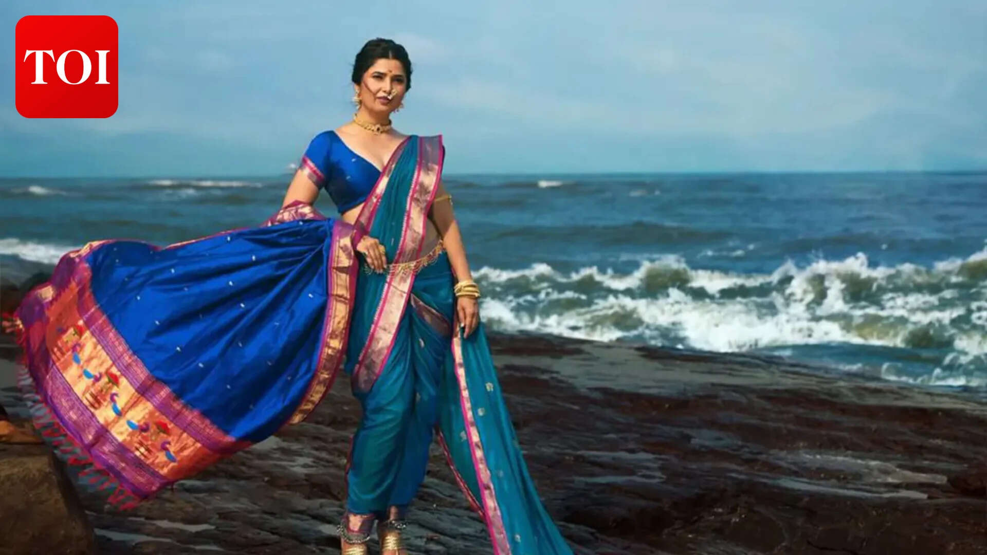 From Maharashtra to Cannes: Prajakta Mali's Nauvari moment resonated ...