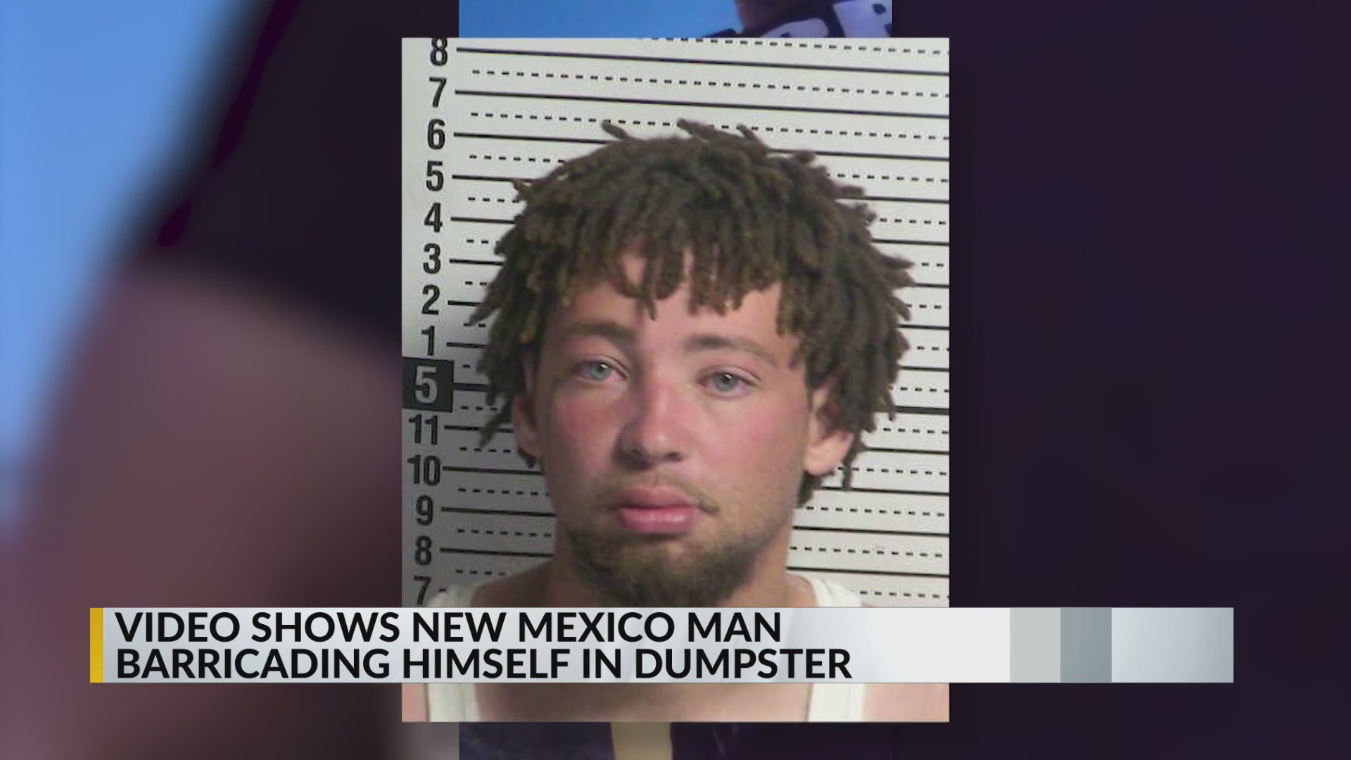 Video: Suspect barricades in Las Cruces daycare dumpster