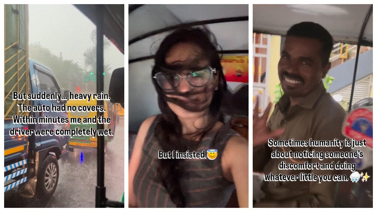 Passenger gifts T‑shirt after Bengaluru auto driver bravely completes ...