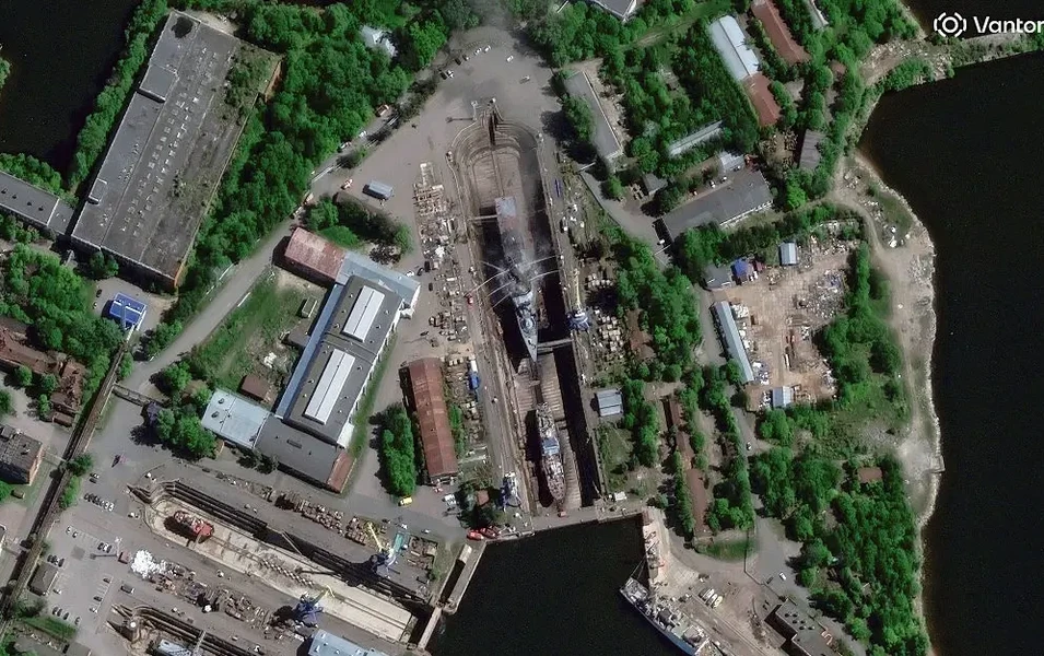 Ukraine strikes Russian warship at Kronstadt naval base