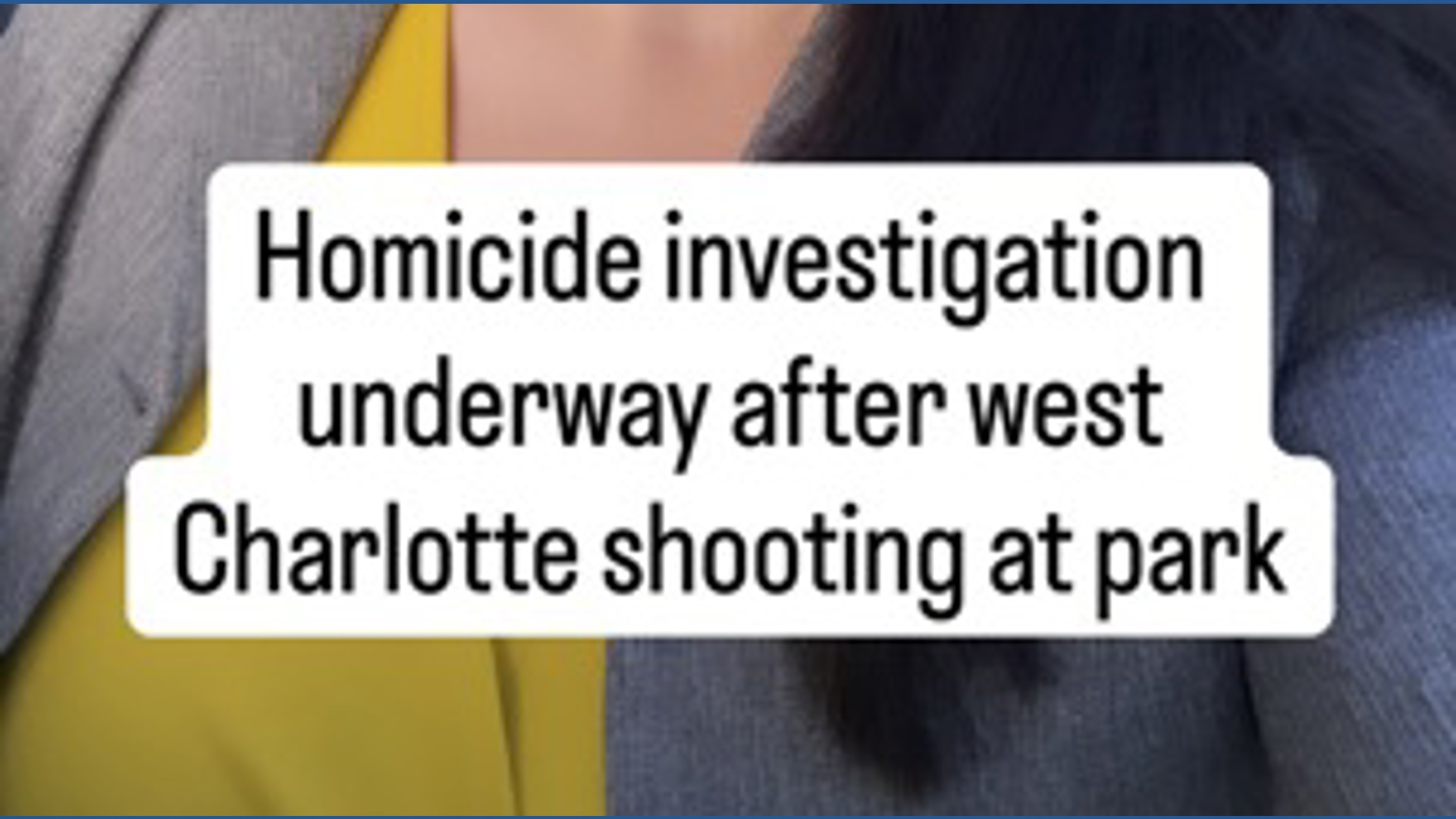 Homicide investigation underway after west Charlotte shooting at park