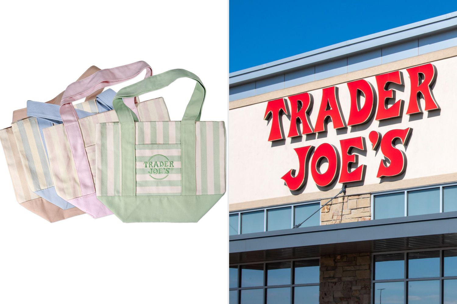 Trader Joe's unveils pastel striped mini totes for summer 2026 — here's ...
