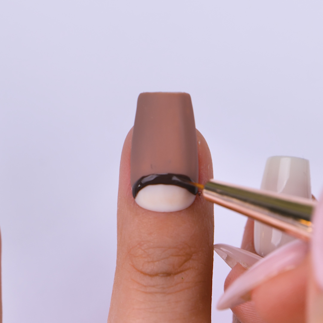 Choco-chic nails to try today 🍫