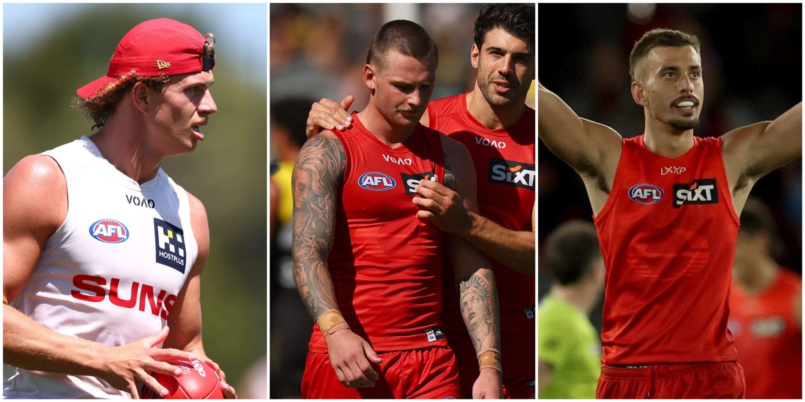 Gold Coast shuts down exit talk for Suns young guns as rare public ...