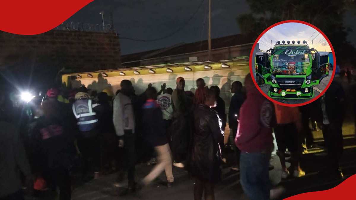 Komarock's Detat matatu involved in accident while allegedly performing ...