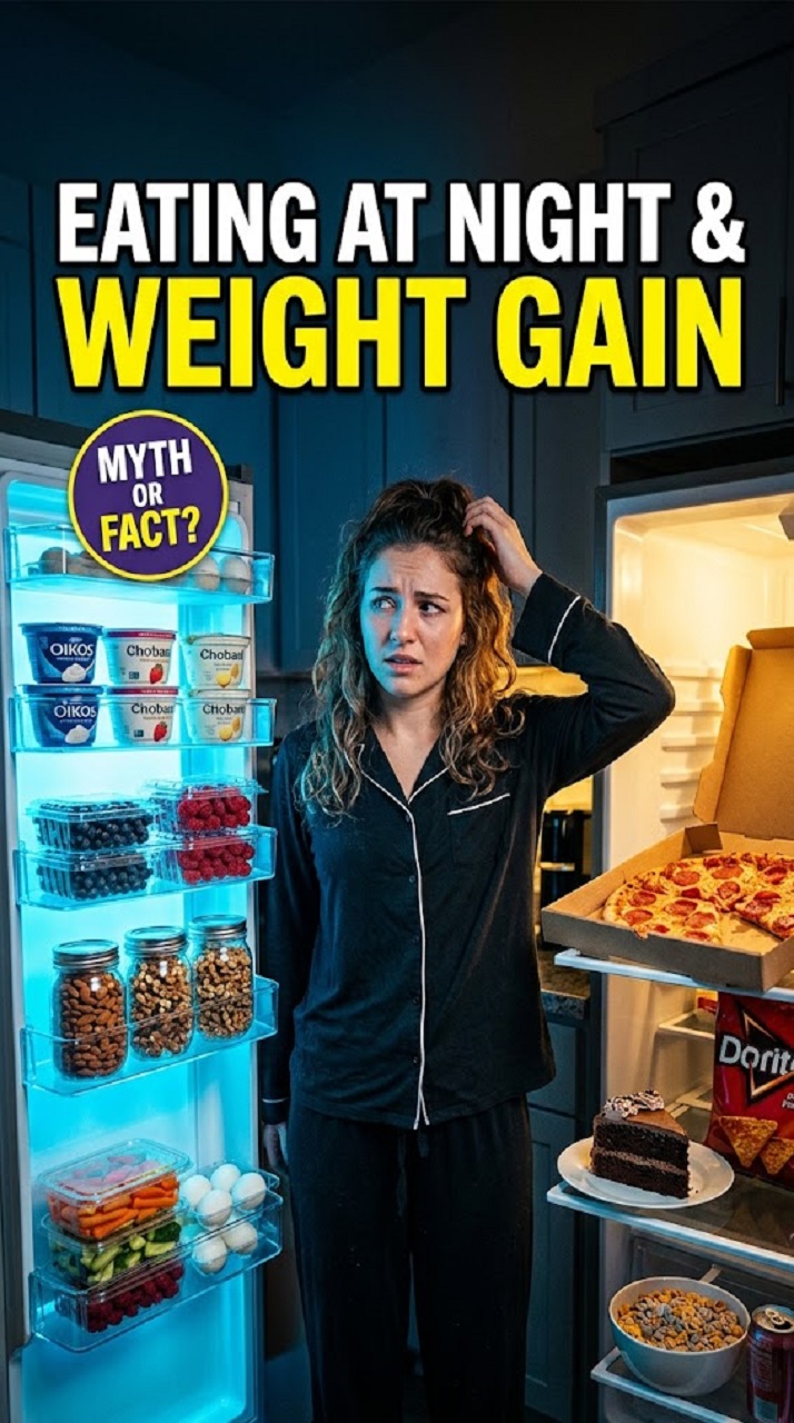 Eating at night and weight gain - myth or fact