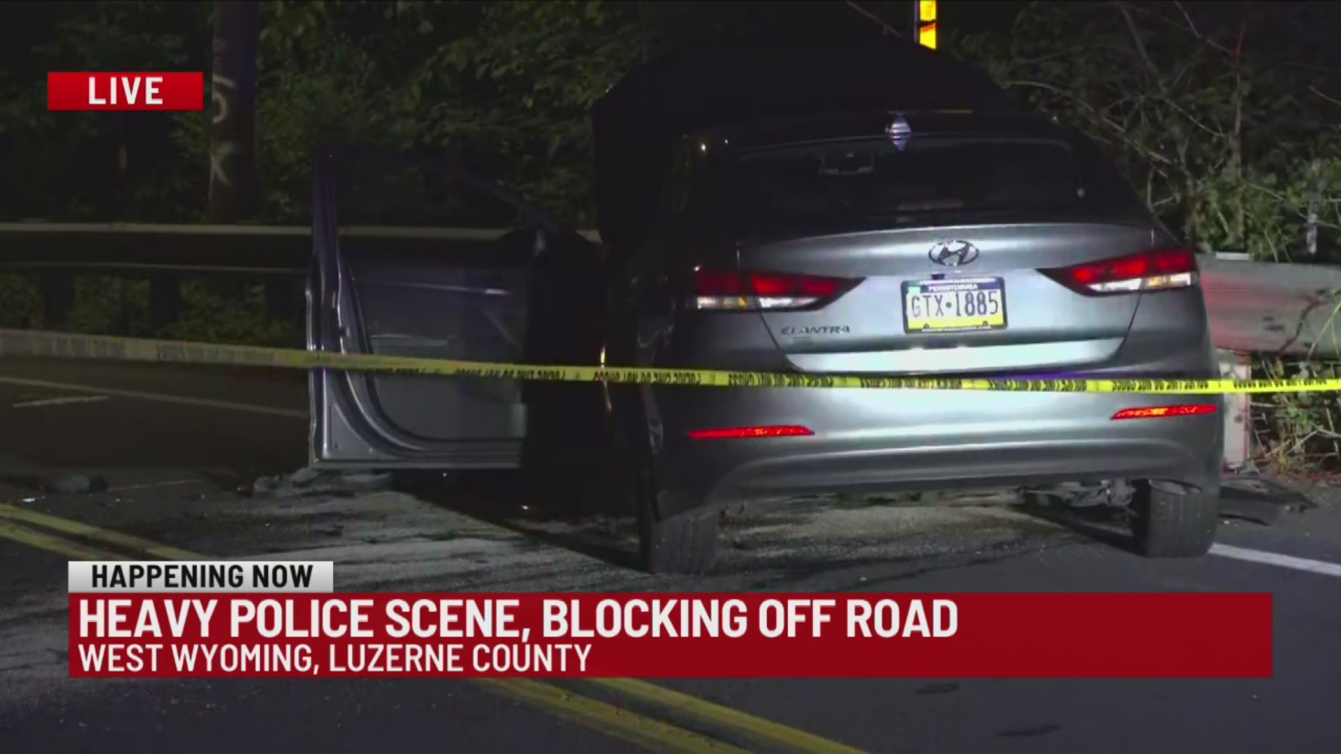 Road blocked off, one injured in motorcycle crash | 28/22 News