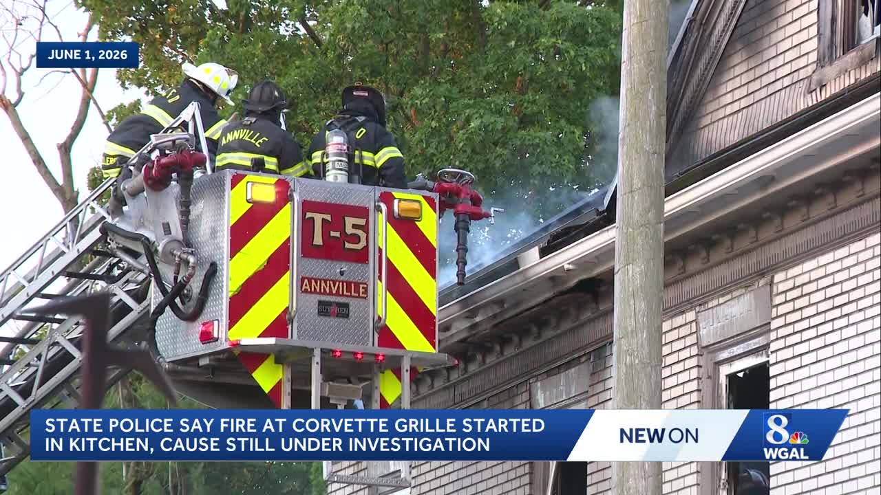 Police investigate cause of Corvette Grille and Bar fire in Lebanon County