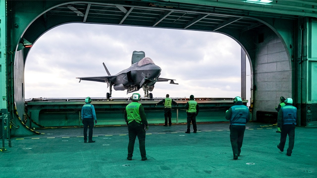 How US Moves Its Super Advanced Stealth Jet Into Secure Hangar in the Ocean