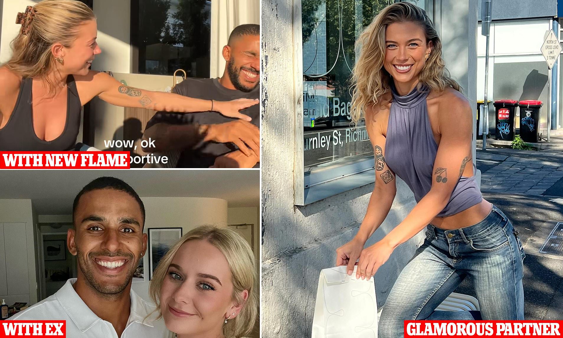 Footy star Touk Miller finds love with glamorous influencer after split ...