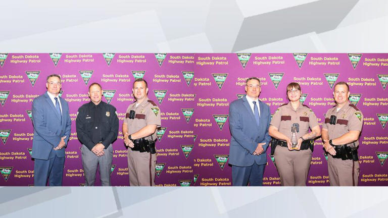 SDHP recognizes trooper and motor carrier inspector of the year