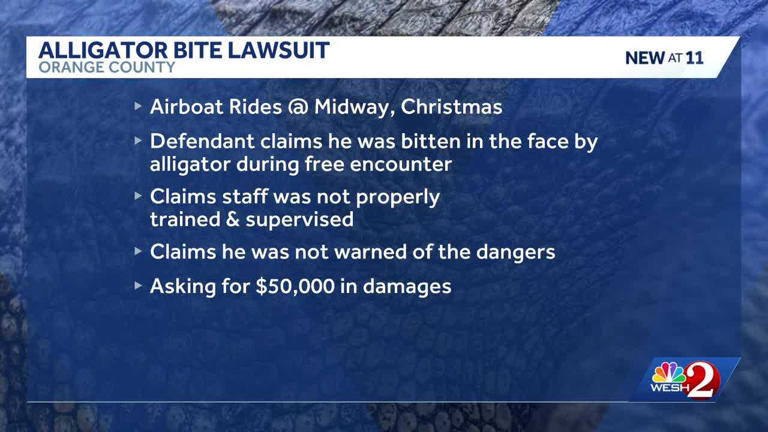 Negligence lawsuit blames gator bite on Orange County airboat company