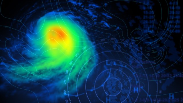 Radar showed green patches over Louisiana, but it wasn't rain — it was ...