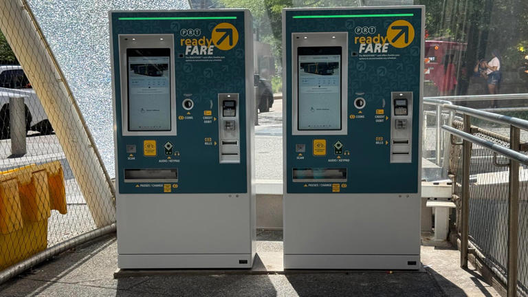 Pittsburgh Regional Transit starting to install new ReadyFare machines