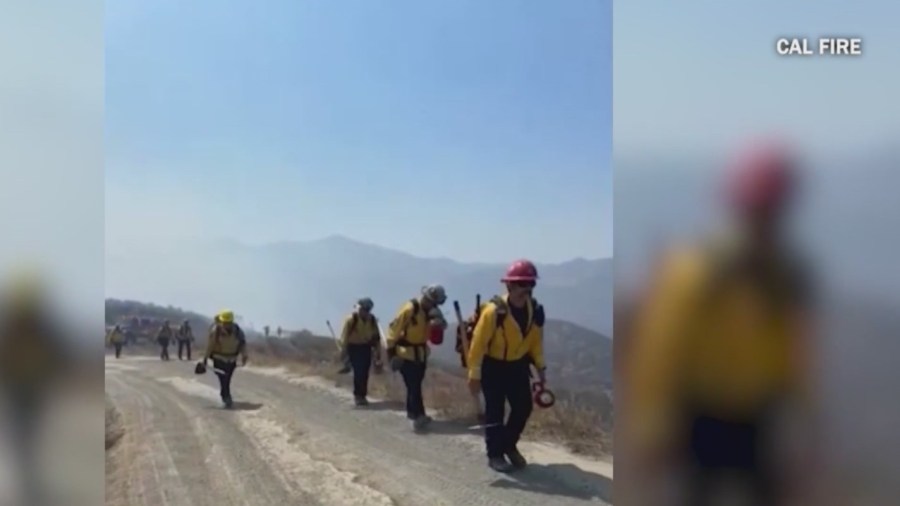 Crews work to contain Border 6 fire as evacuation orders are lifted