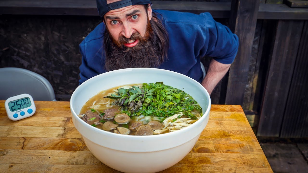 The undefeated giant bowl of pho challenge | O’Ren 9lb super super ...