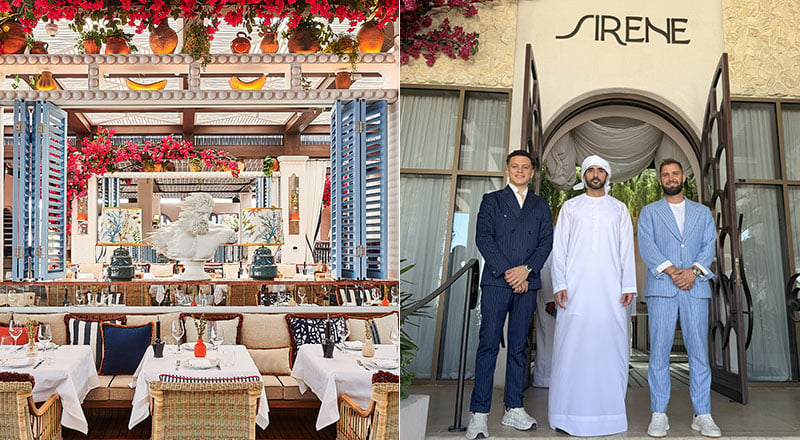 Sheikh Hamdan spotted dining at Sirene by GAIA