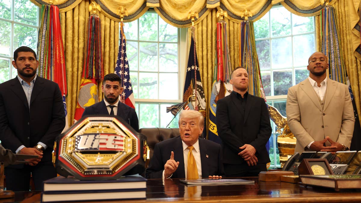 Trump proposes keeping UFC octagon on White House lawn indefinitely ...