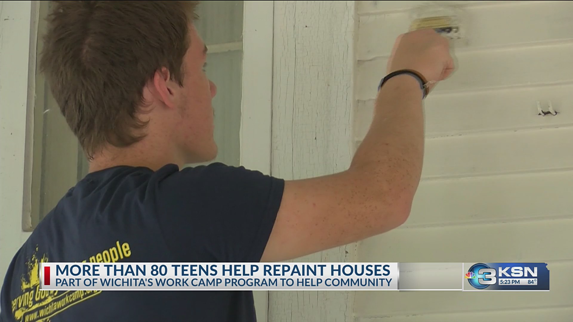Teens, college students give Wichita homes a much-needed facelift