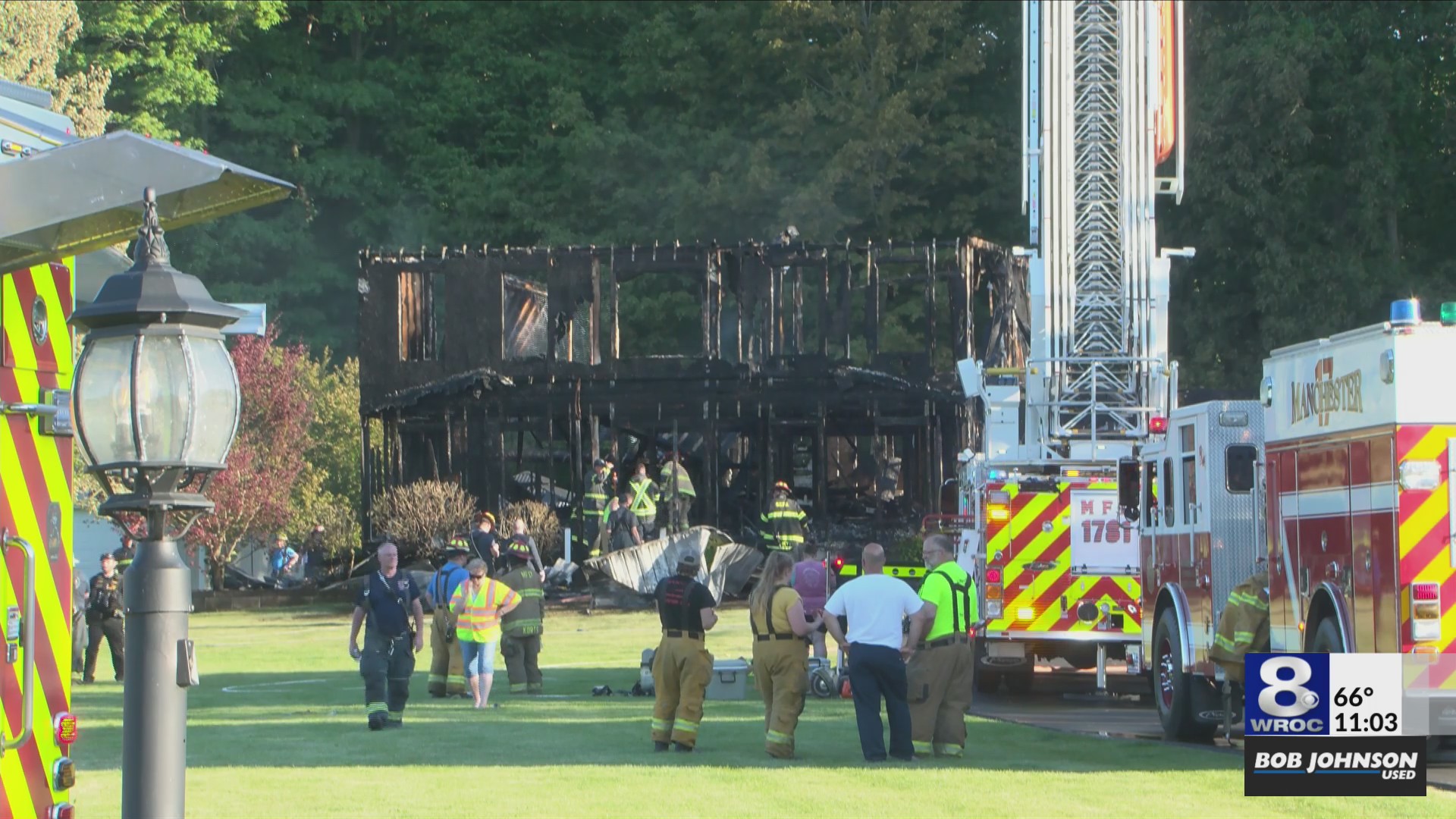 Manchester house fire tears through home, leaves total loss