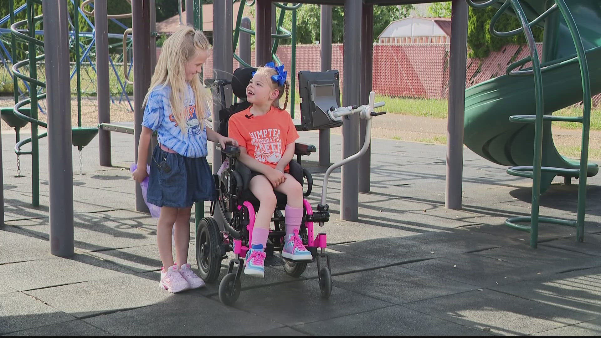 7-year-old girl is raising money to build accessible playground for her ...