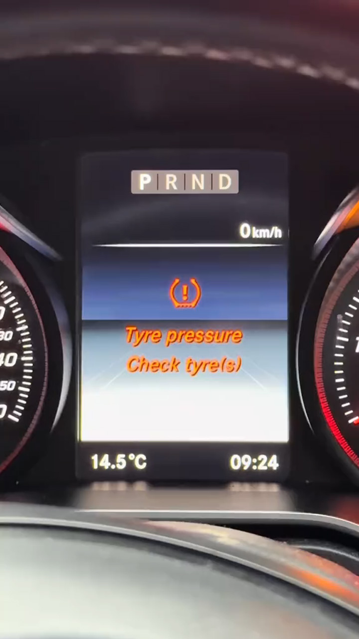 What does the check tire pressure warning actually mean?