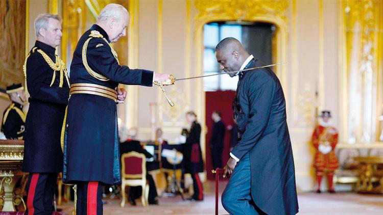 Idris Elba 'sir' oldu