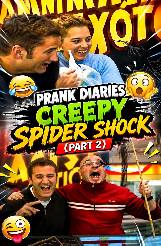 Prank diaries - creepy spider shock (part 2)