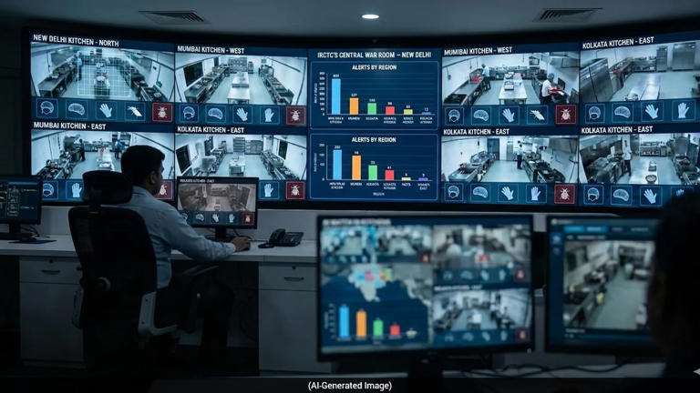 How IRCTC is using AI and 2,300 cameras to fight food pests