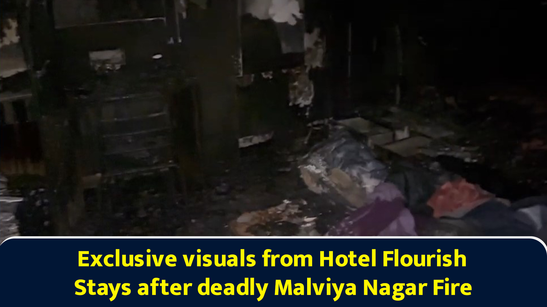 Exclusive visuals from Hotel Flourish Stays after deadly Malviya Nagar fire