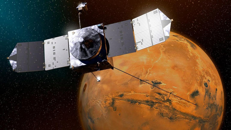NASA confirms Maven spacecraft that went missing around Mars in 2025 ...
