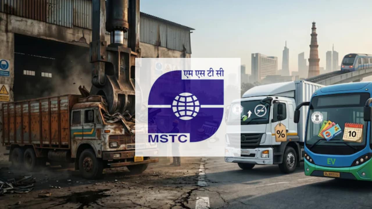 MSTC shares surge 17% after Cabinet's scheme for upgrading old trucks ...
