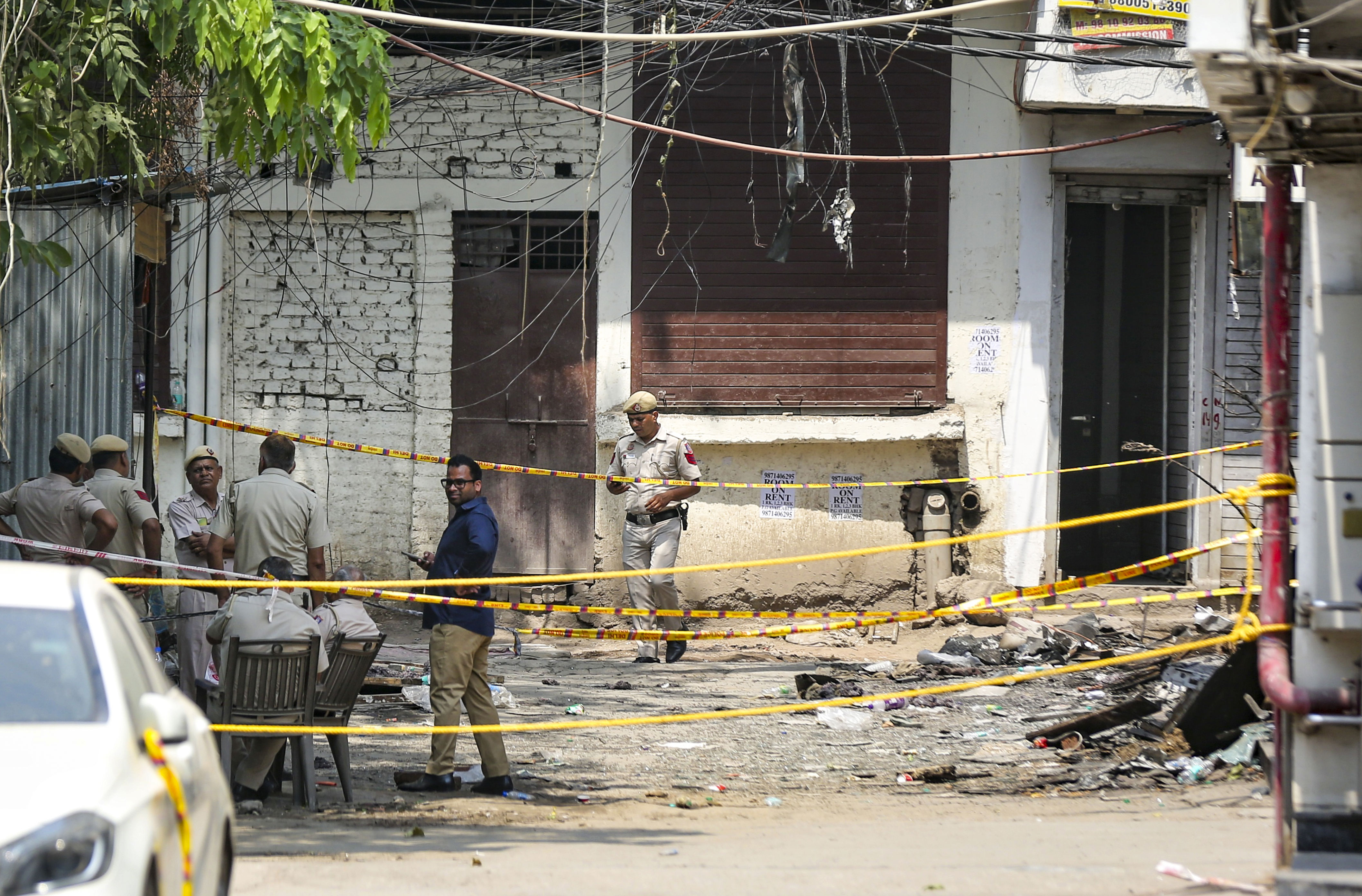 Shuttered shops and silence mark aftermath of deadly Delhi hotel fire