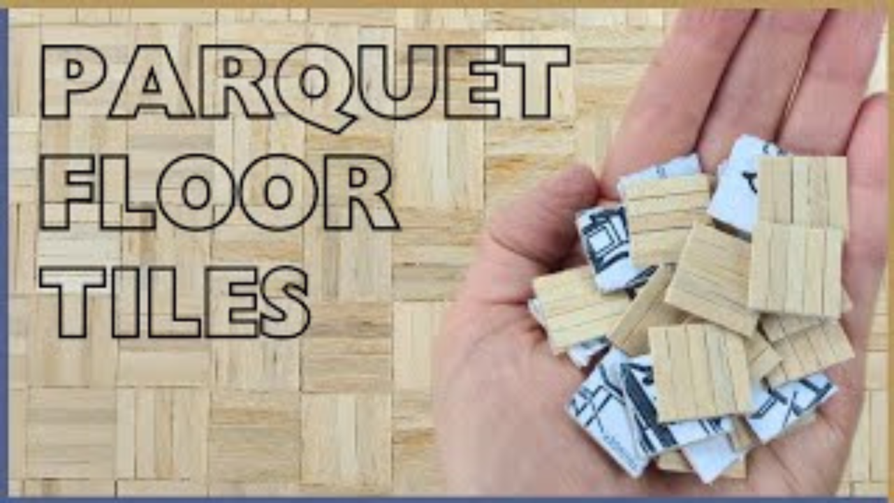 DIY miniature parquet floor without the stress
