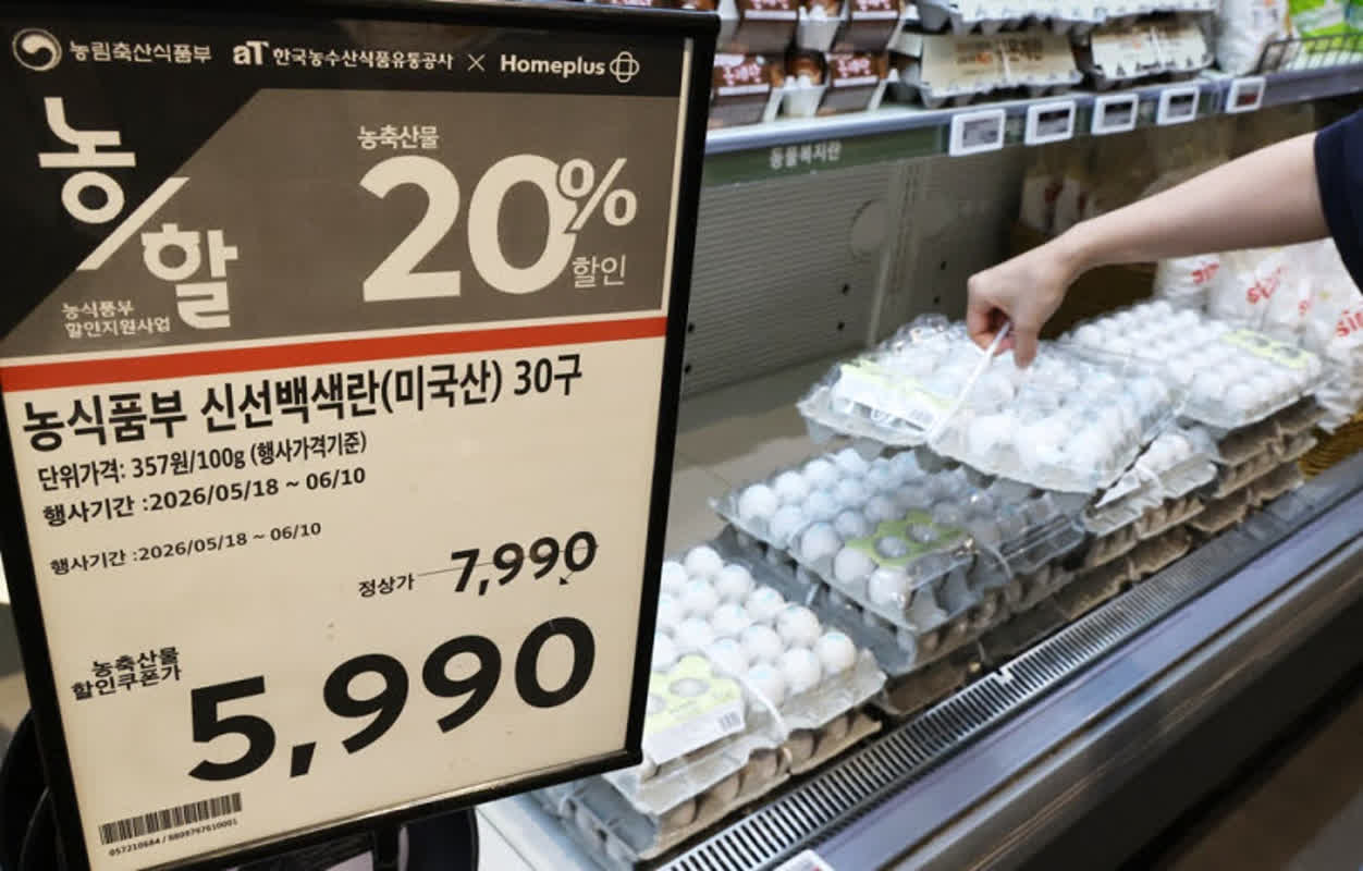 정부, '한판 5990원' 신선란 312만개·닭고기 1700만개 수입