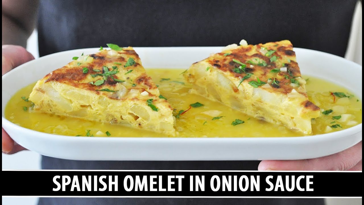 Spanish omelet in onion sauce: A traditional recipe worth discovering