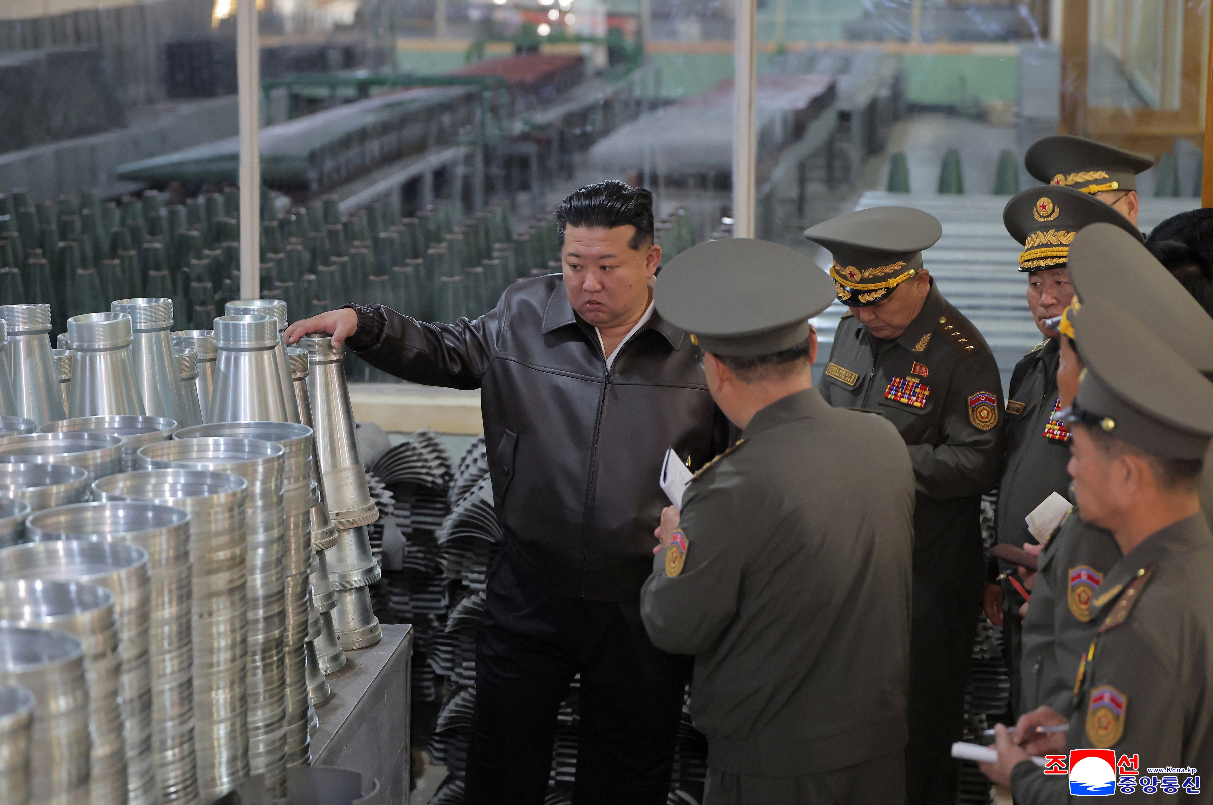 Kim Jong Un unveils new factory to make fuel for nuclear bombs