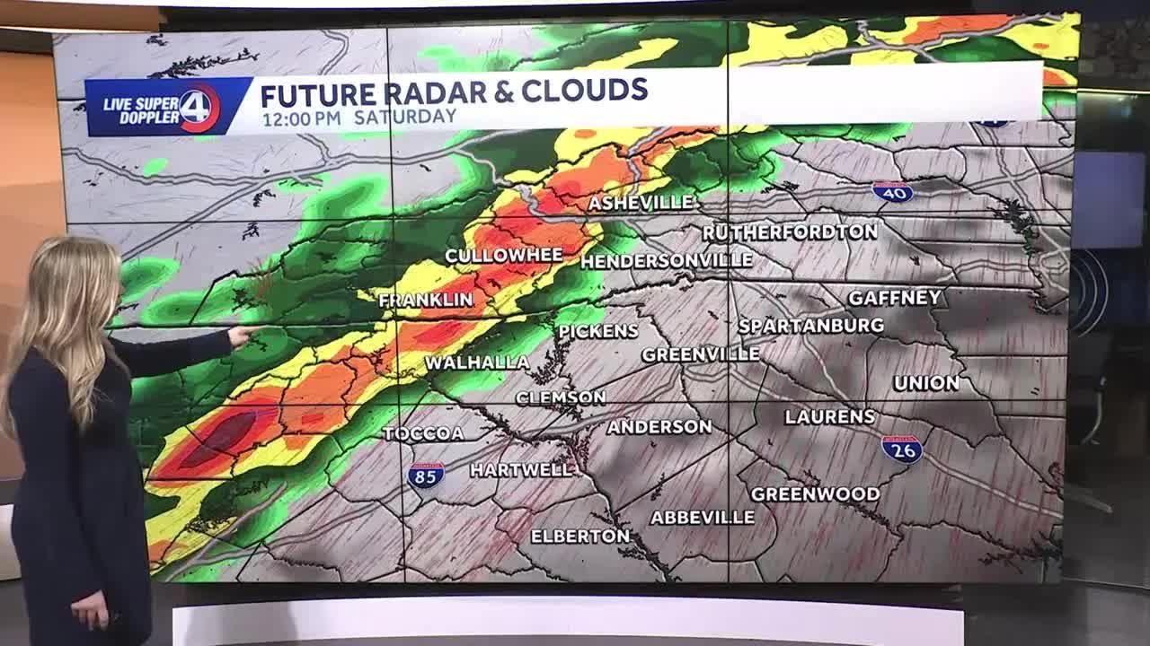 Severe weather threat for South Carolina
