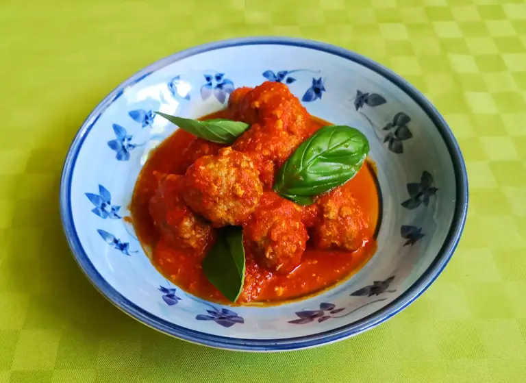 Soft and tasty meatballs with sauce