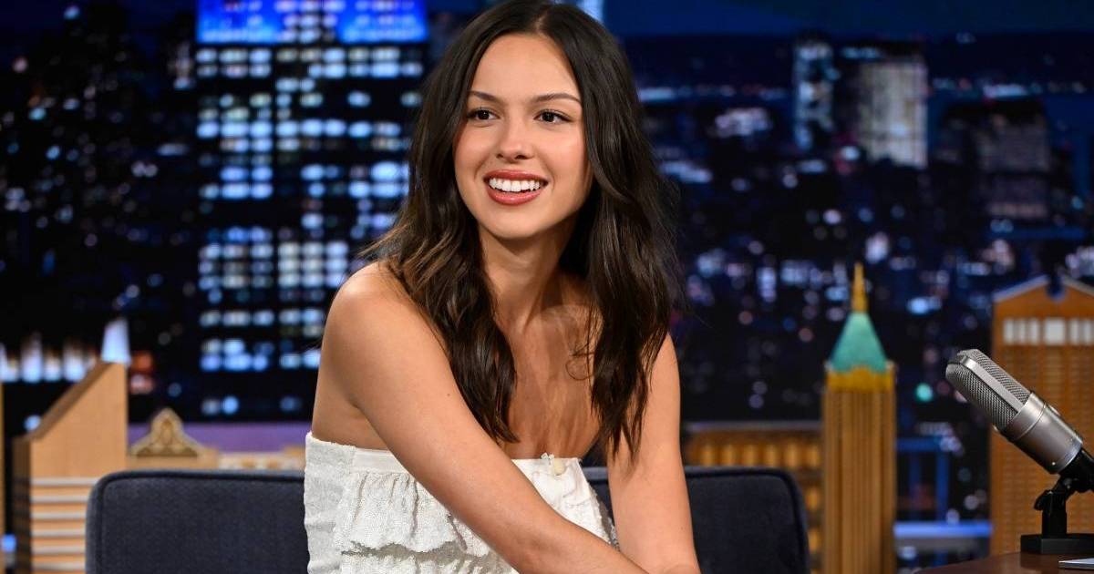 Olivia Rodrigo gives her plunging micro minidress a $1K Jimmy Choo upgrade