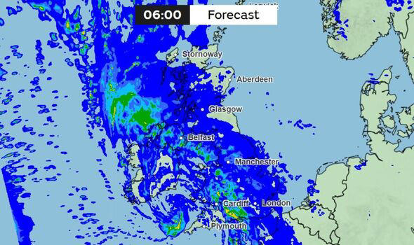 Met Office map shows 9 regions facing rain downpour on Saturday - full list