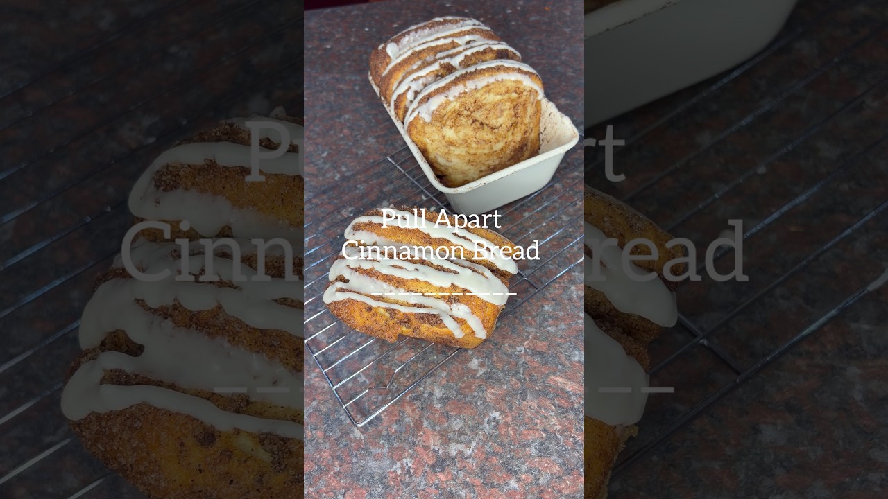 Crispy meringue nests with pull apart cinnamon bread