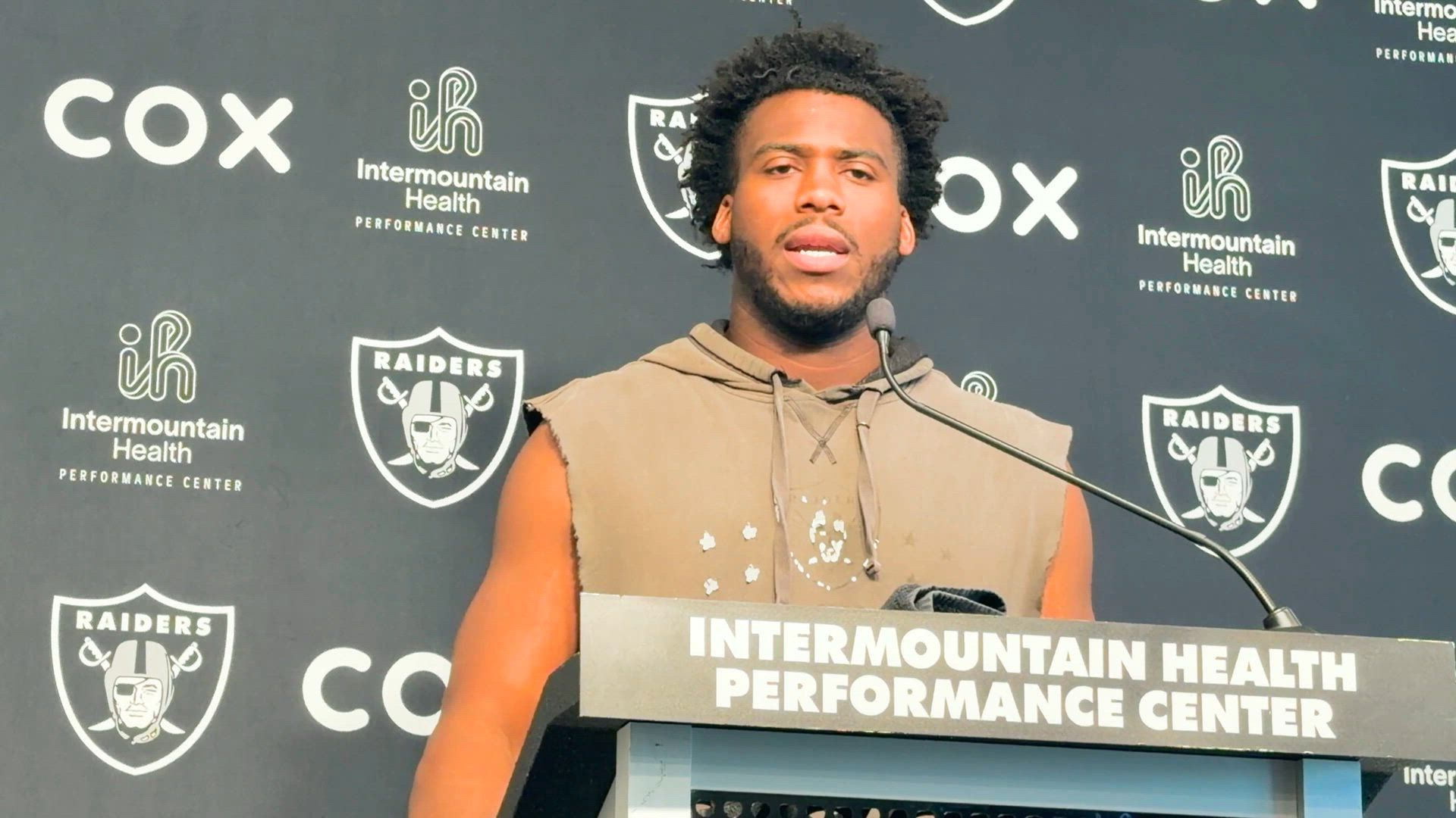 Las Vegas Raiders DE Malcolm Koonce presser: Competitive edge