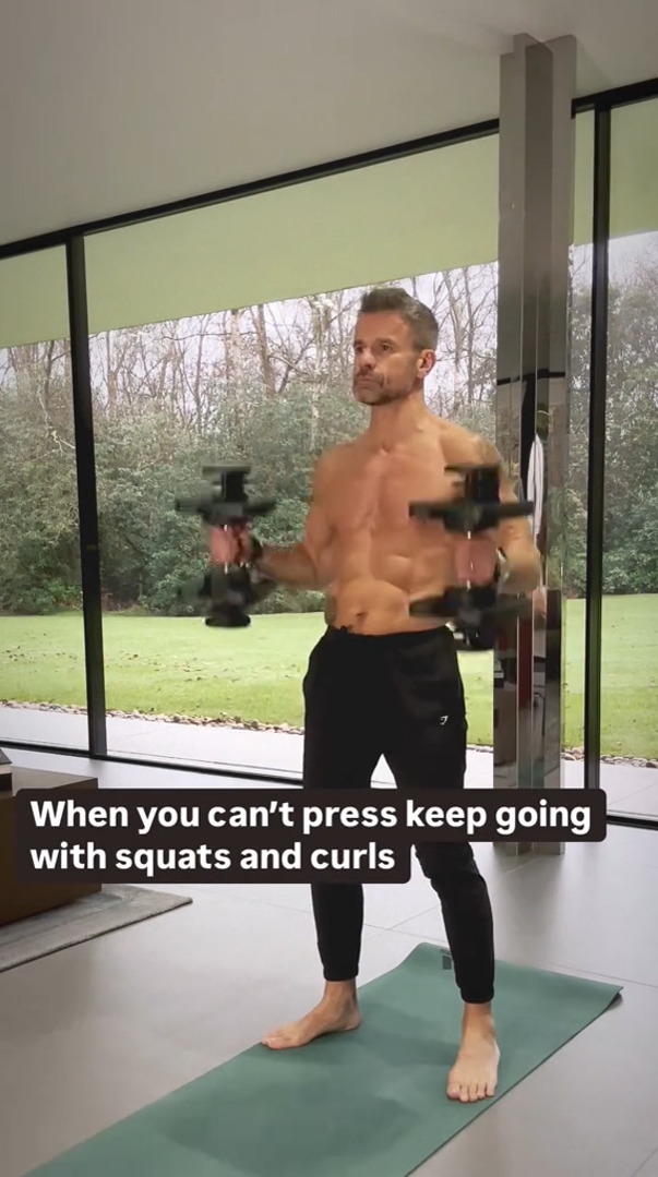 Effective dumbbell workout targeting every major muscle group