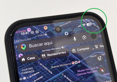 Pronto verás un punto azul en la parte superior de tu teléfono Android ...